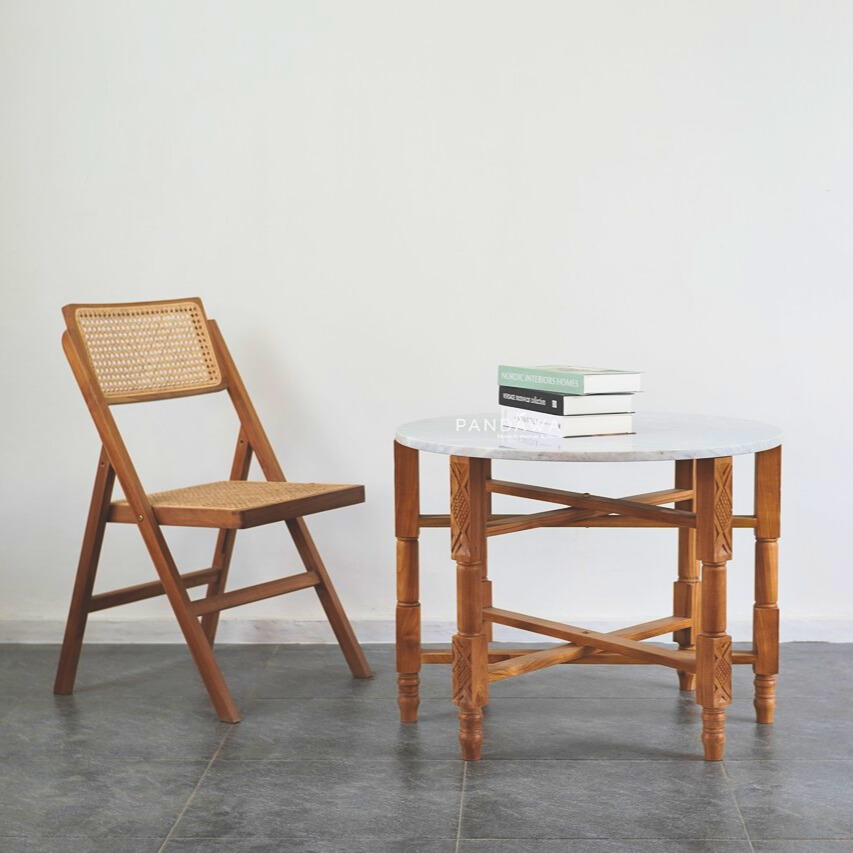 Set Meja Kopi Marmer, Coffee Table